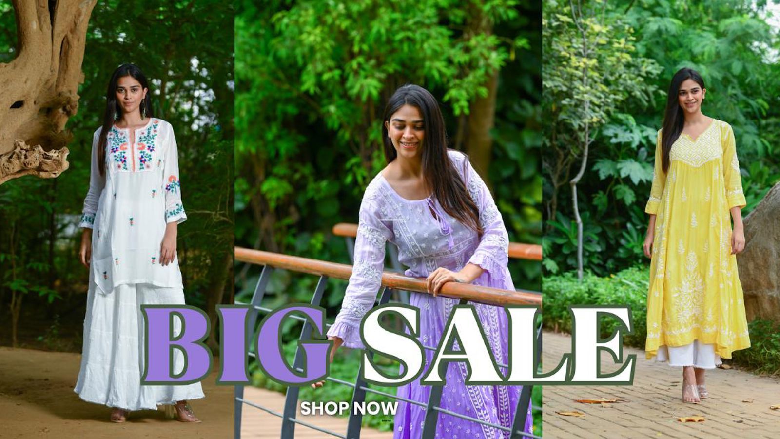 Buy Hand Embroidered Lucknowi Chikankari dresses Online for Women ...
